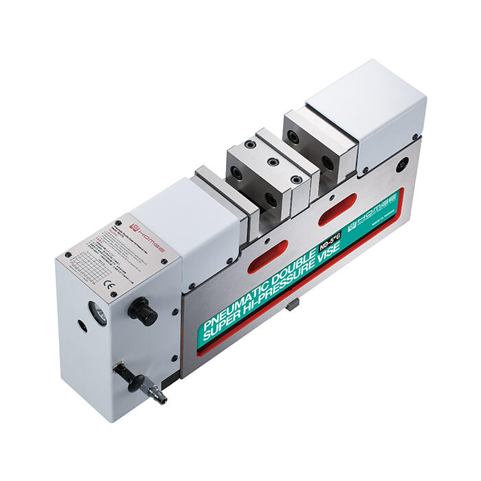 PNEUMATIC DOUBLE SUPER HI-PRESSURE VISE (ND-G)